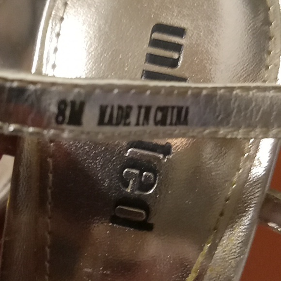 Unlisted | Shoes | Unlisted Brand Gold Crystal T Band High Heels8us ...